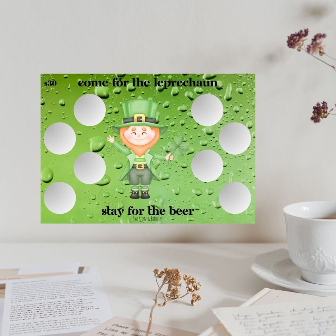 Come for the Leprechaun.. Stay for the Beer Scratch off Savings ...