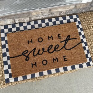 Doormat | Home Sweet Home | Welcome Mat | House Warming Gift | Rug ...