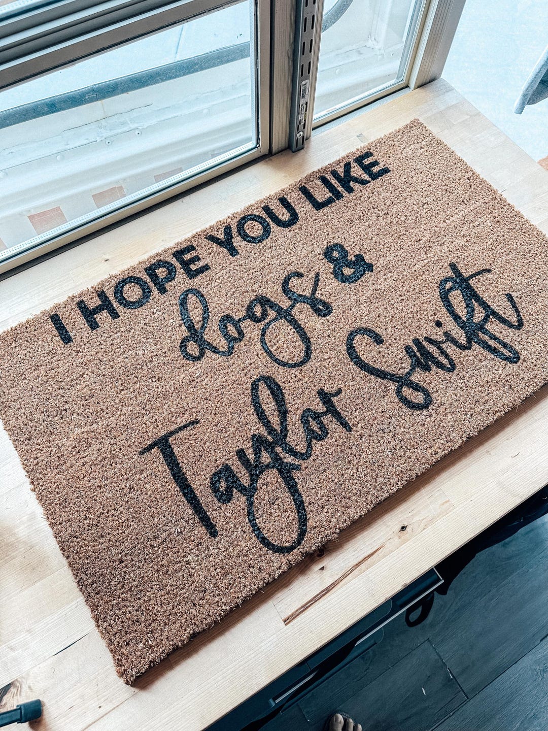 I Hope You Like Dogs & Taylor Swift Doormat - Etsy