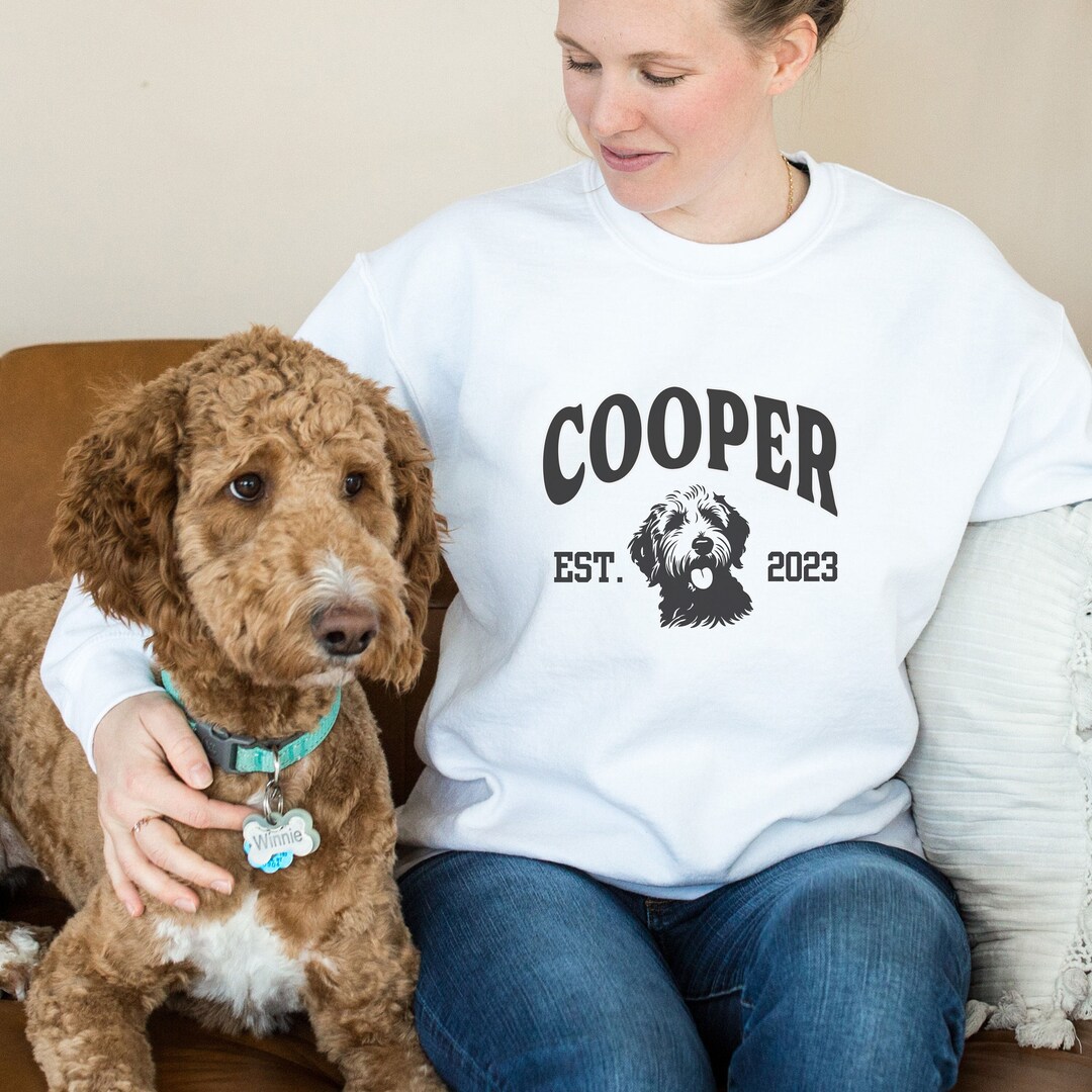 Goldendoodle Sweatshirt, Custom Dog Sweatshirt, Goldendoodle Gifts ...