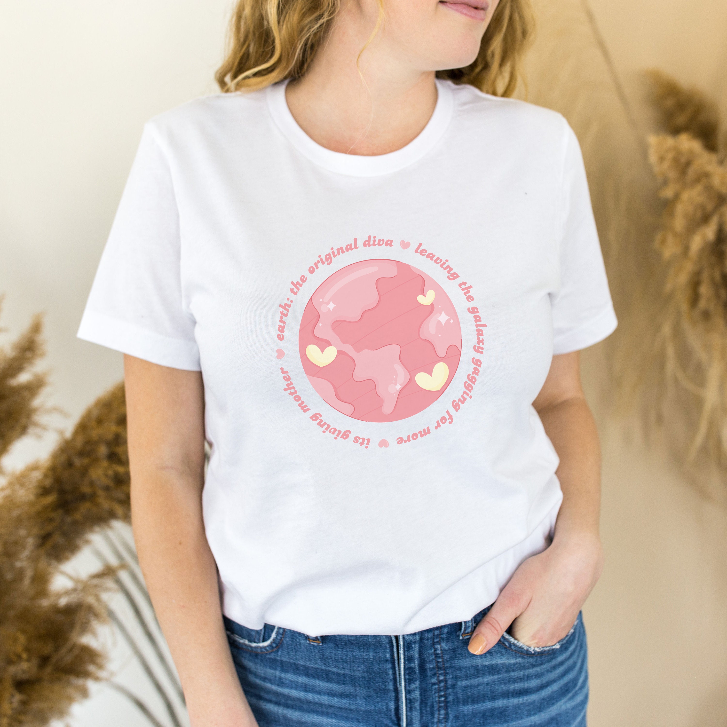 Happy Earth Day Tshirt, Save the Earth Shirt, Retro Tee, Pink Earth ...