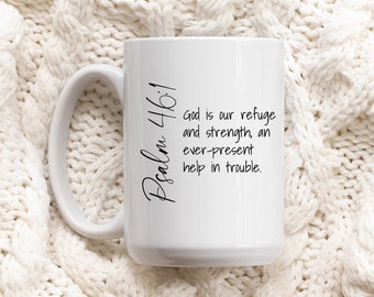 Bible Mug Christian Scripture Coffee Mug Bible Verse Gift Religious ...