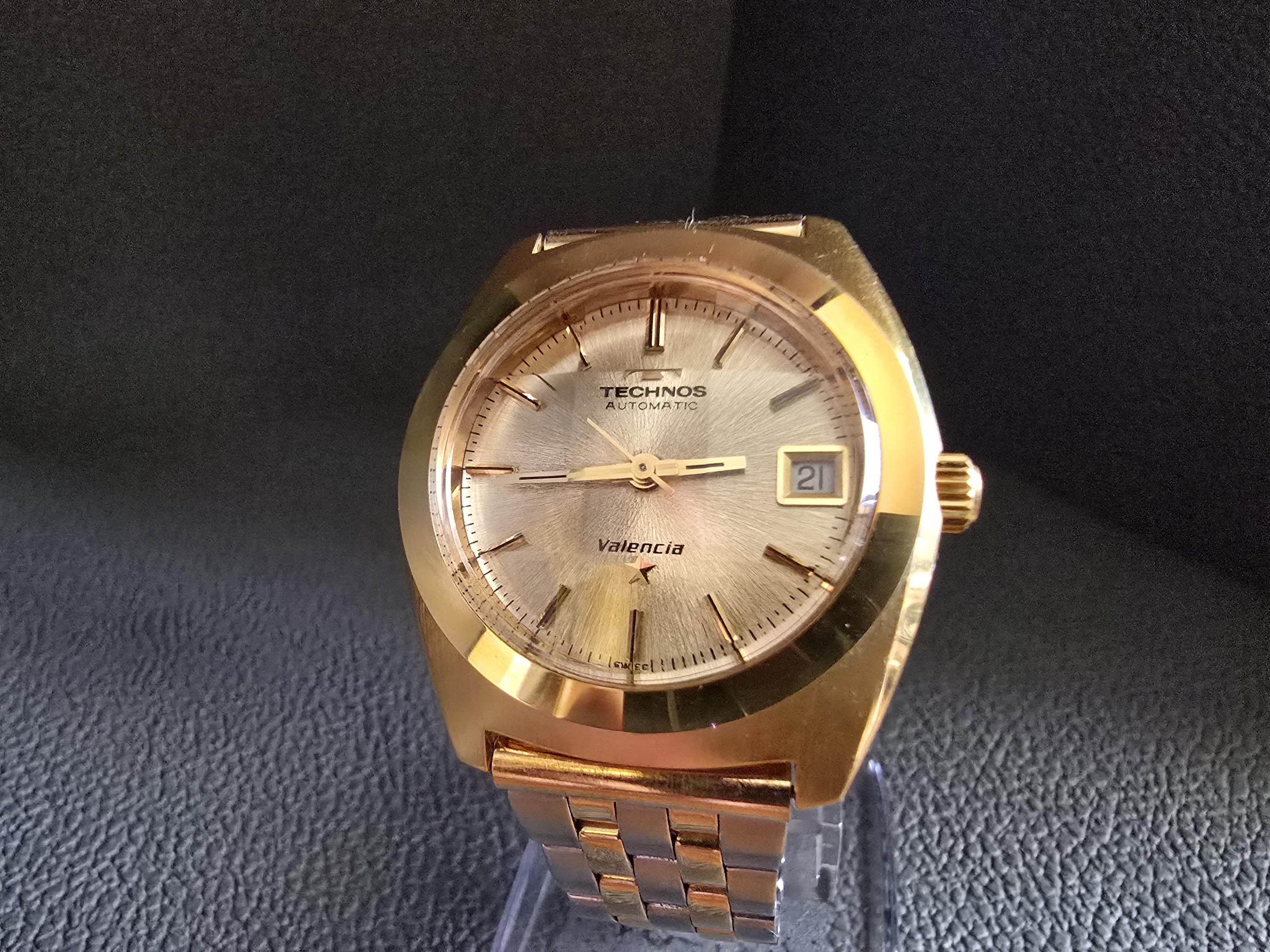 Automatic Wristwatch Technos Model Valencia, Made in Switzerland ...