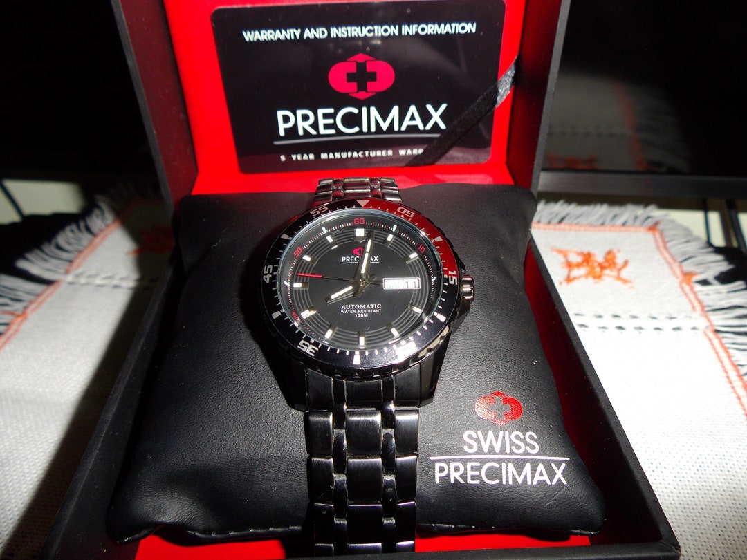 Vintage Watch Automatic Analog Precimax PX13205 Sapphire Glass , Made ...