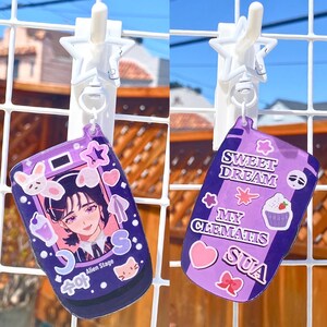 ALIEN STAGE Phone Keychains || Double Sided || Large White Star Clasp ...