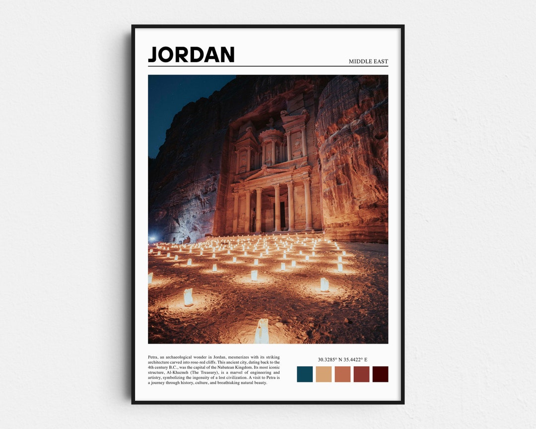 Jordan Print, Jordan Poster, Jordan Wall Art, Jordan Art Print, Jordan ...