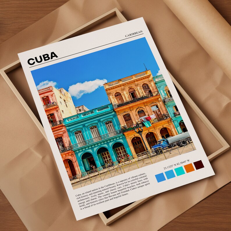 Cuba Print, Cuba Poster, Cuba Wall Art, Cuba Photo, Cuba Travel Gift ...