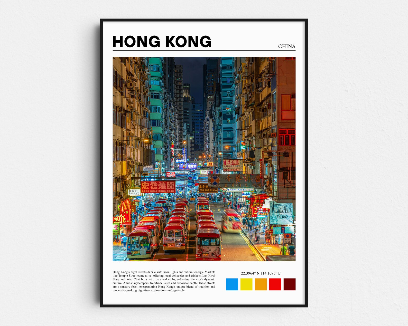 Hong Kong Photo Print, Hong Kong Poster, Hong Kong Travel Poster, Hong ...