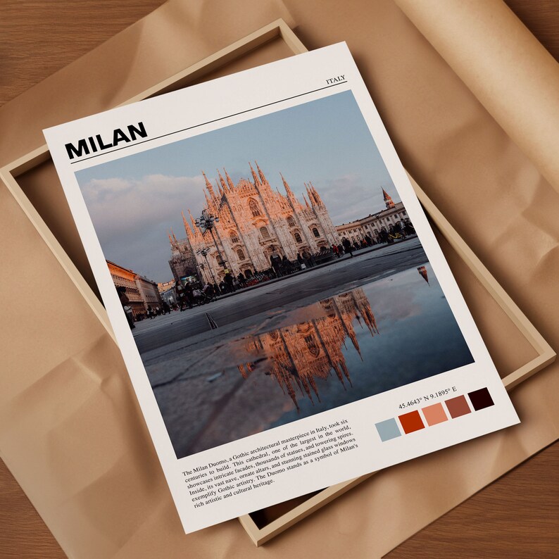 Milan Print, Milan Poster, Milan Wall Art, Milan Art Print, Milan Photo ...
