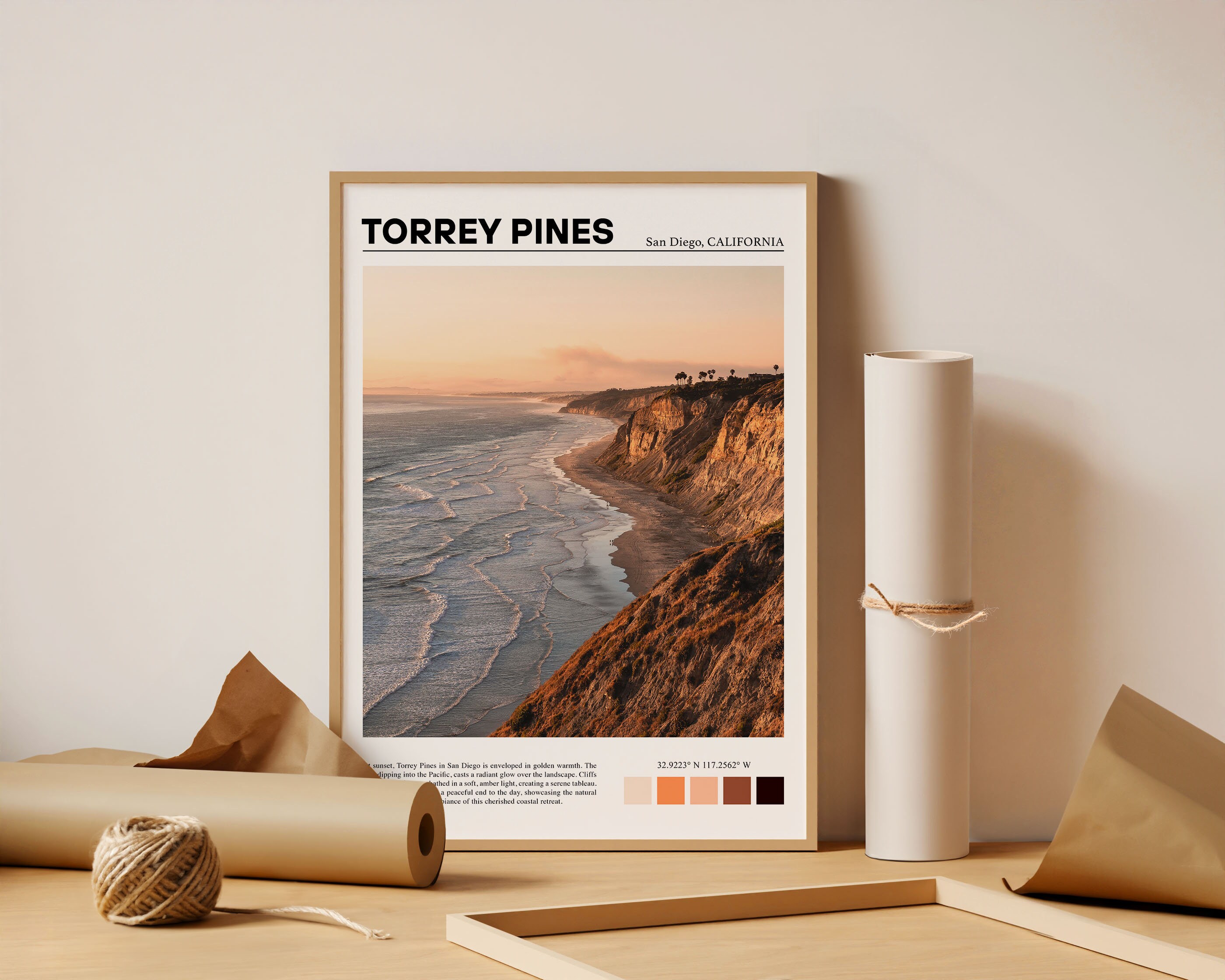 Torrey Pines Print, Torrey Pines Poster, Torrey Pines Wall Art, Torrey ...