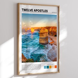 The Twelve Apostles Print, the 12 Apostles Poster, the Twelve Apostles ...
