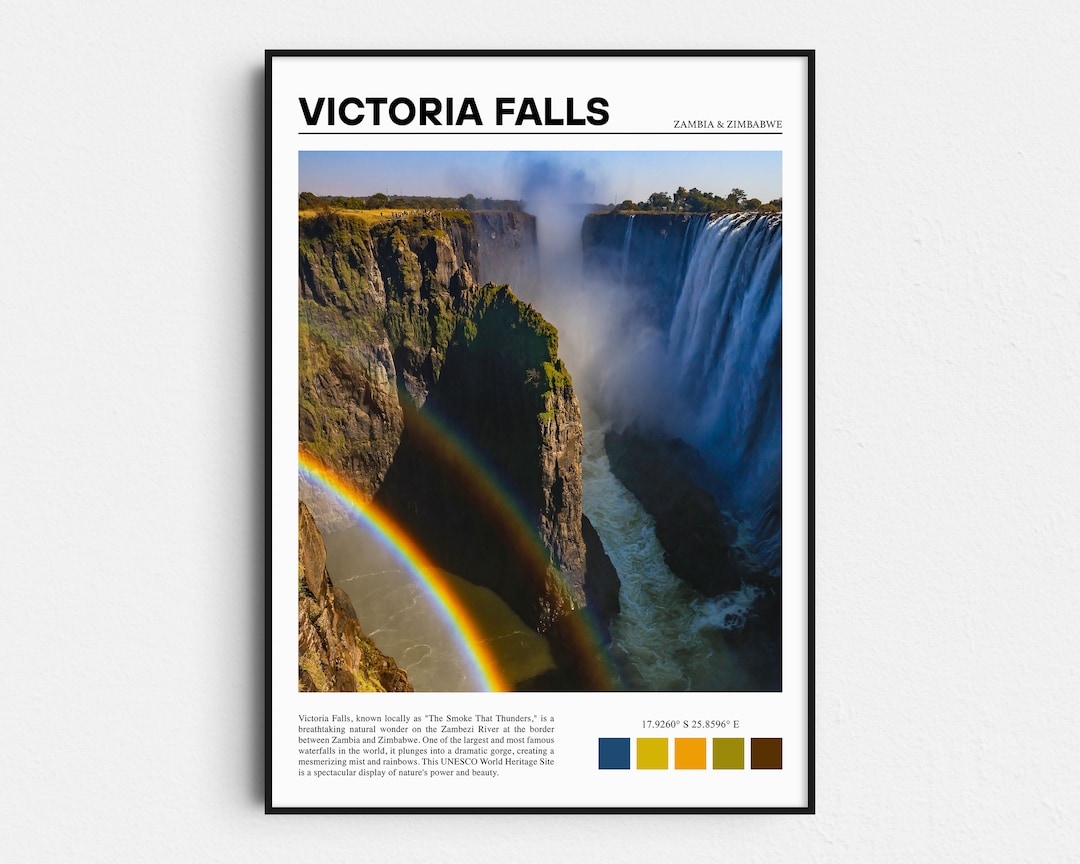 Victoria Falls Print, Victoria Falls Poster, Victoria Falls Wall Art ...