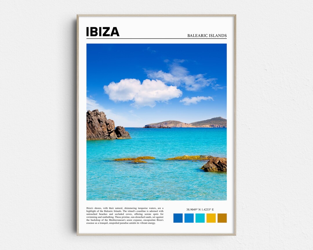 Ibiza Print, Ibiza Poster, Ibiza Wall Art, Ibiza Photo, Ibiza Poster Print, Ibiza Wall Decor ...