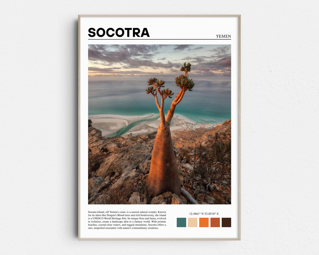 Socotra Print, Socotra Wall Art, Socotra Poster, Socotra Photo, Socotra ...