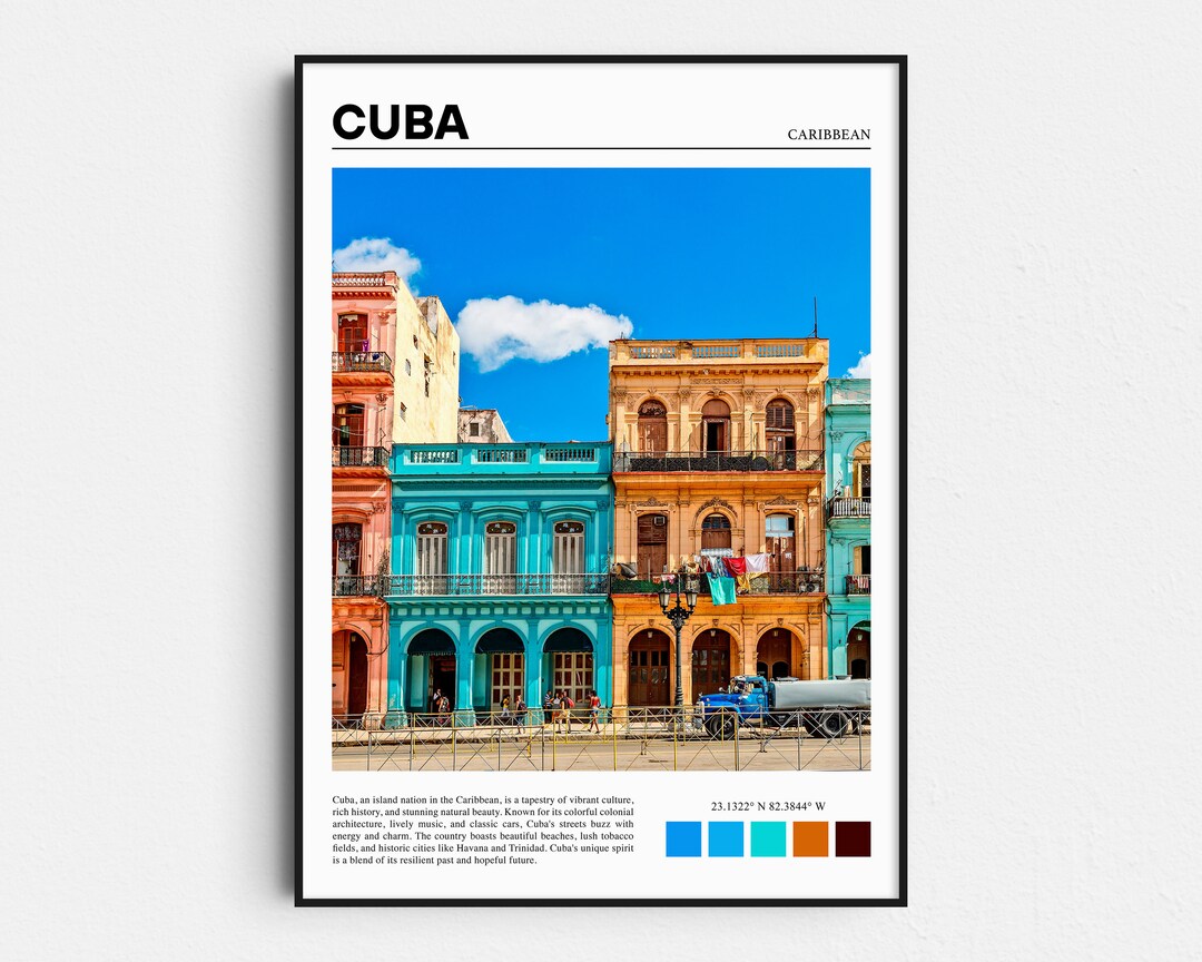 Cuba Print, Cuba Poster, Cuba Wall Art, Cuba Photo, Cuba Travel Gift ...