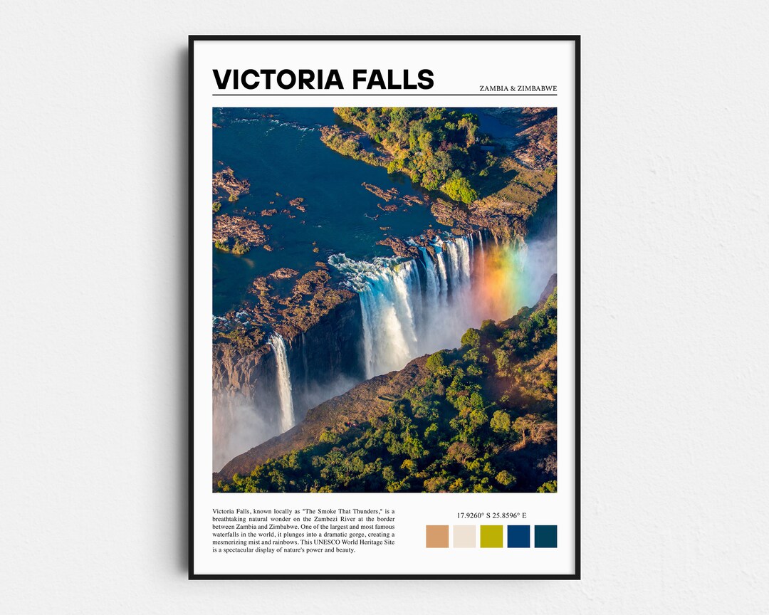 Victoria Falls Print, Victoria Falls Poster, Victoria Falls Wall Art ...