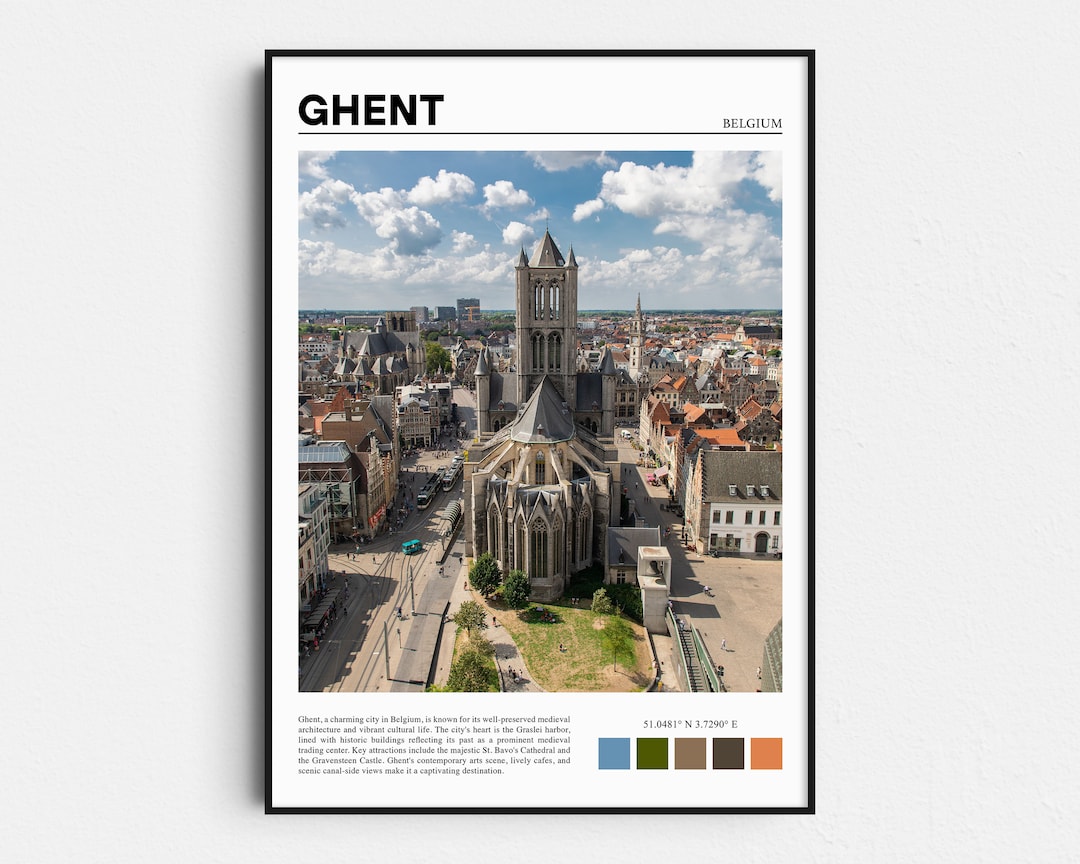 Ghent Print, Ghent Poster, Ghent Wall Art, Ghent Art Print, Ghent Photo ...