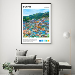 Busan Print, Busan Poster, Busan Wall Art, Busan Art Print, Busan Photo ...