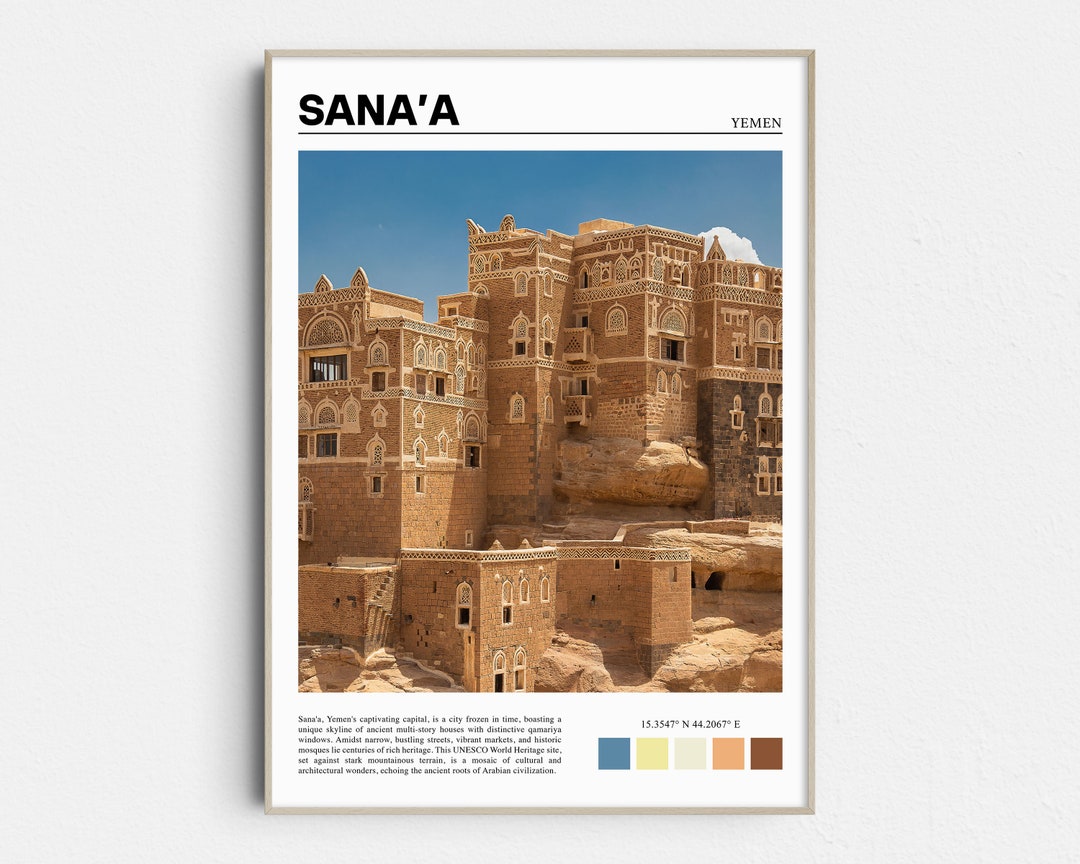 Yemen Print, Yemen Photo, Sanaa Art Print, Yemen Wall Art, Middle East ...