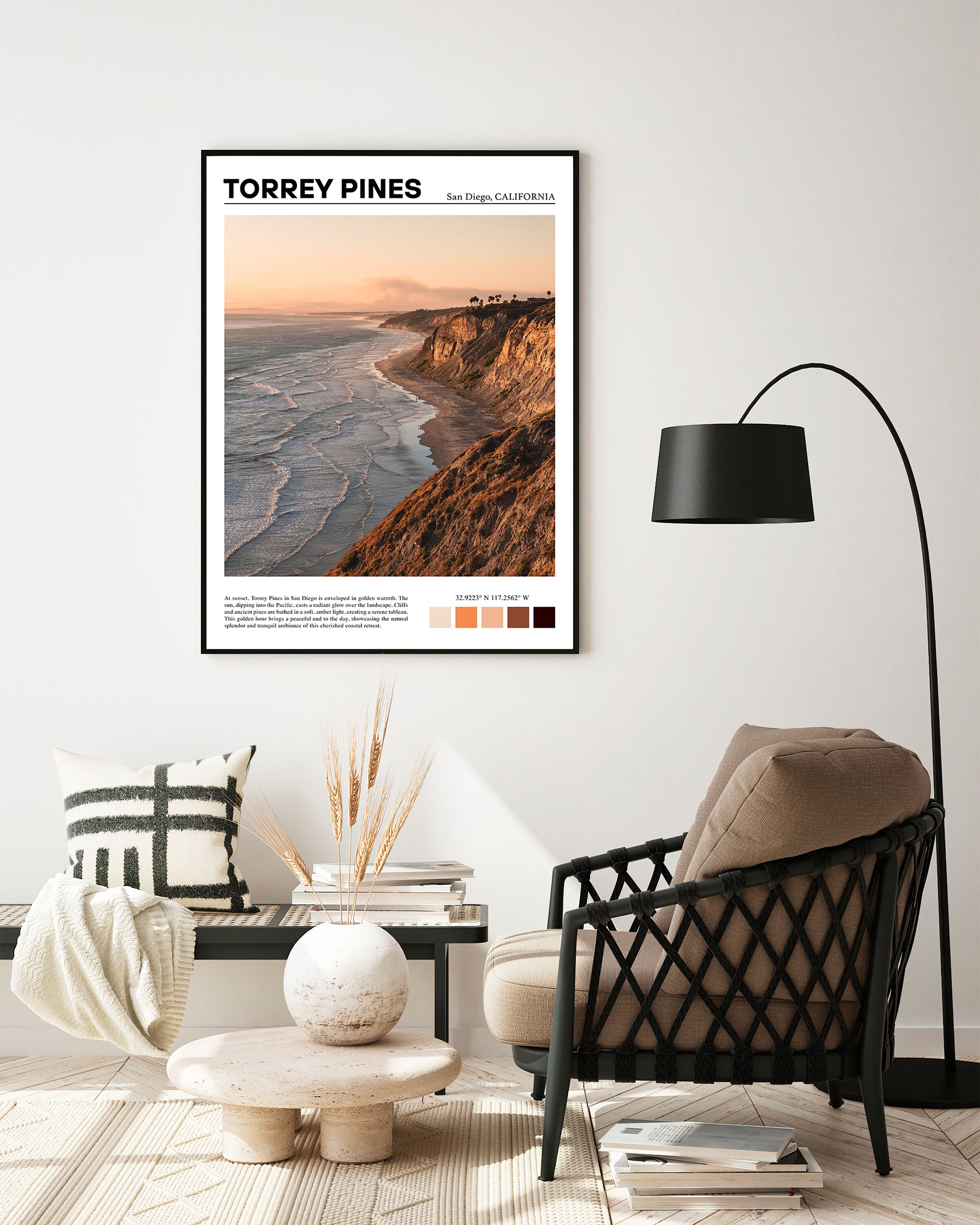 Torrey Pines Print, Torrey Pines Poster, Torrey Pines Wall Art, Torrey ...
