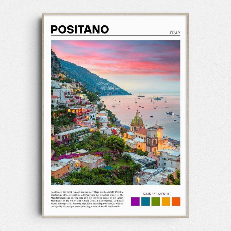Positano Print - Etsy