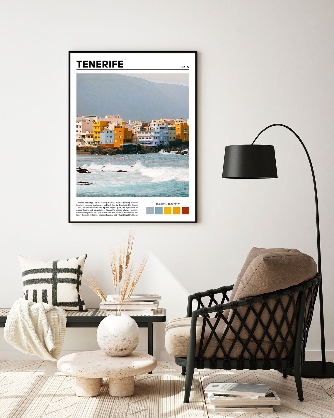 Tenerife Print, Tenerife Poster, Tenerife Wall Art, Tenerife Art Print ...