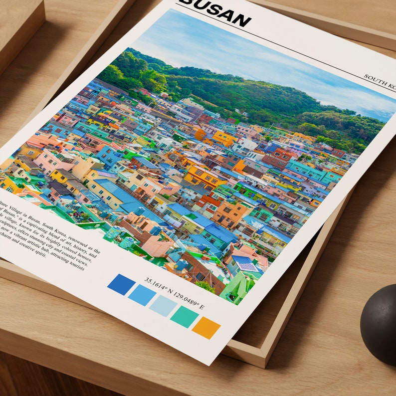 Busan Print, Busan Poster, Busan Wall Art, Busan Art Print, Busan Photo ...
