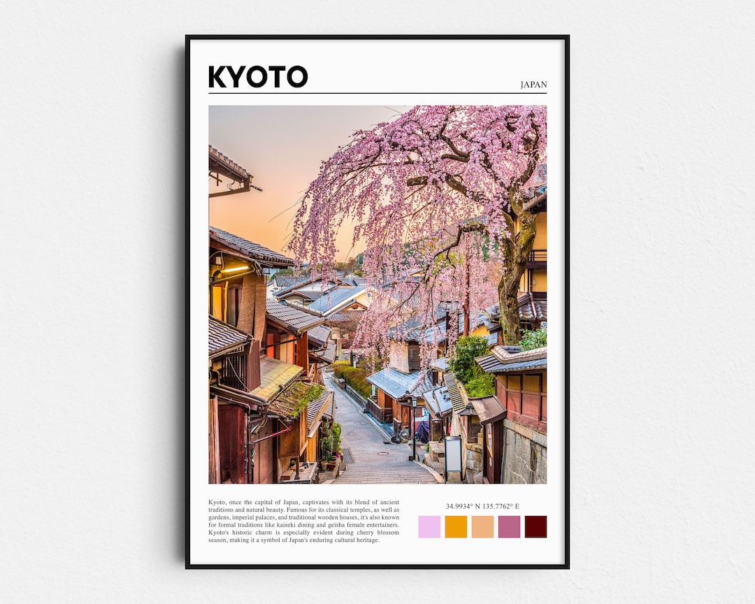 Kyoto Print, Kyoto Poster, Kyoto Wall Art, Japan Art Print, Kyoto Photo ...