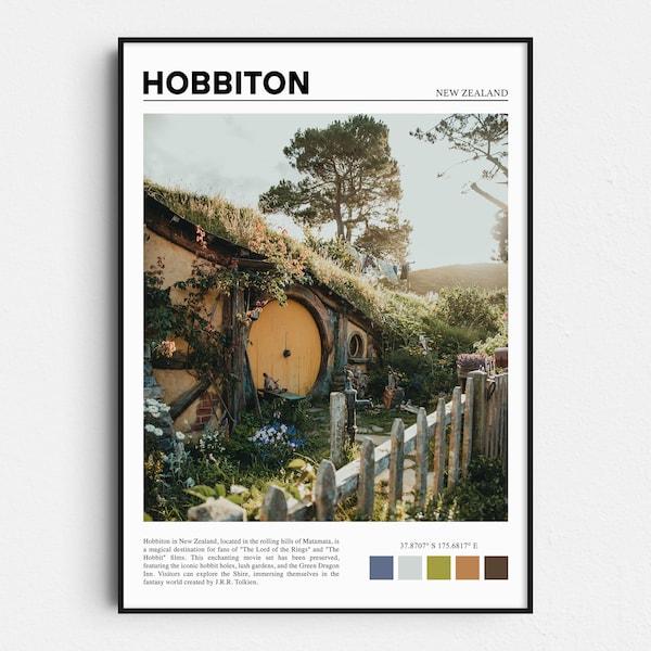 Hobbiton Print - Etsy UK