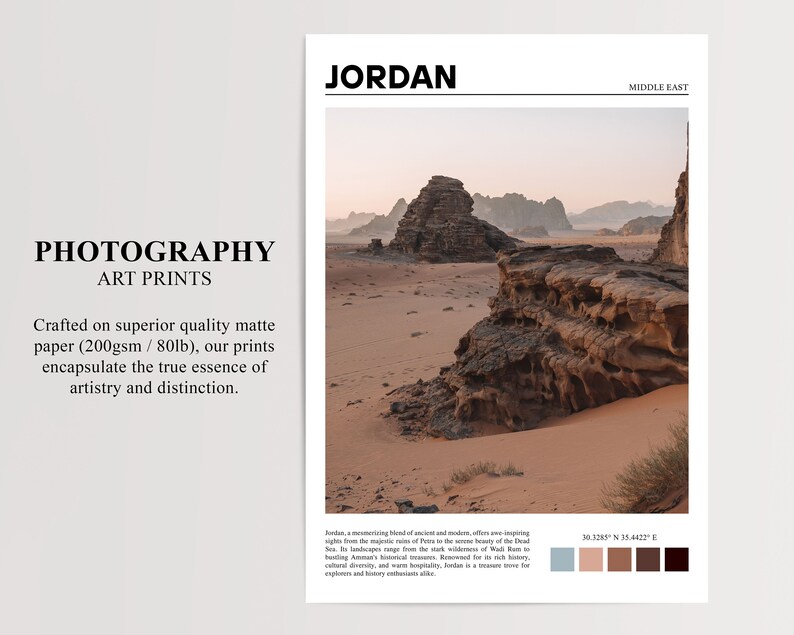 Jordan Print, Jordan Poster, Jordan Wall Art, Jordan Art Print, Jordan ...