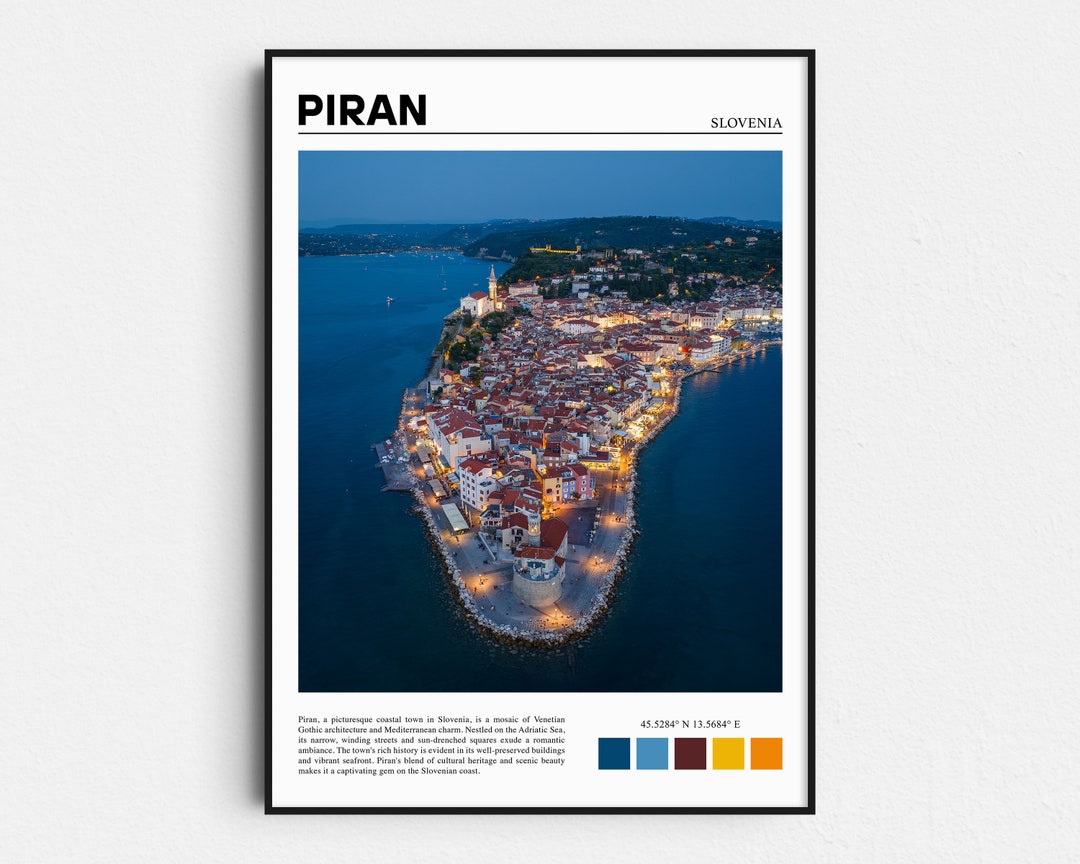 Piran Print, Piran Wall Art, Piran Poster, Piran Photo, Piran Poster ...