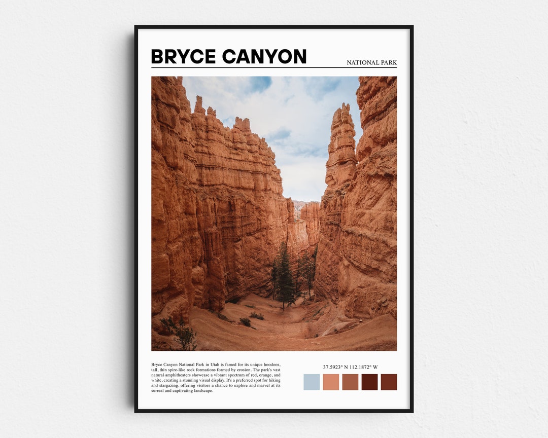 Bryce Canyon Print, Bryce Canyon Poster, Bryce Canyon Art Print, Bryce ...