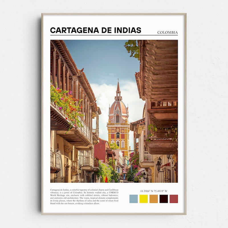 Colombia Poster - Etsy