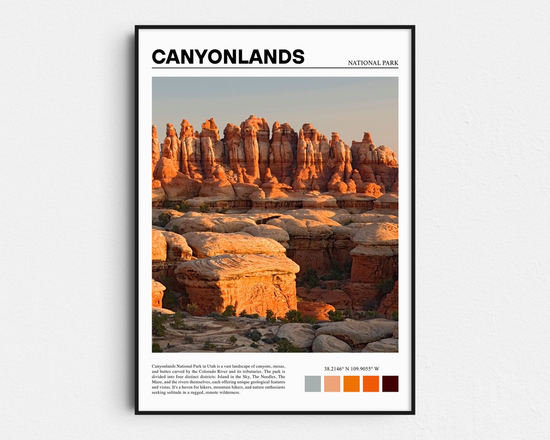 Canyonlands National Park Print, Canyonlands Poster, Canyonlands Wall ...