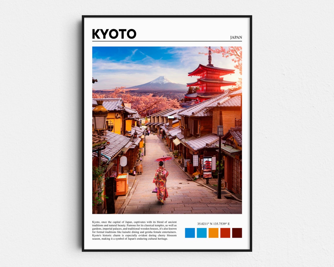 Kyoto Print, Kyoto Poster, Kyoto Wall Art, Kyoto Photo, Kyoto Poster ...