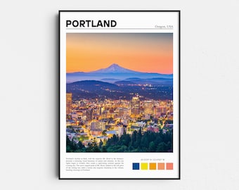 Portland Print, Portland Wall Art, Portland Poster, Portland Photo ...