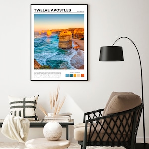The Twelve Apostles Print, the 12 Apostles Poster, the Twelve Apostles ...