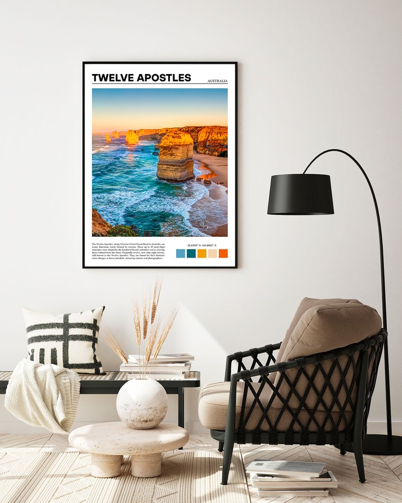 The Twelve Apostles Print, the 12 Apostles Poster, the Twelve Apostles ...