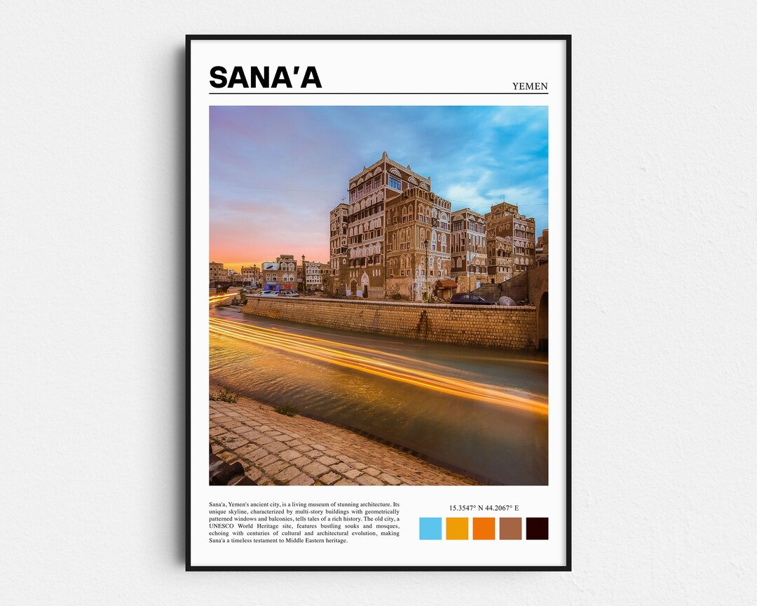 Yemen Sanaa Print, Yemen Photo, Yemen Art Print, Yemen Wall Art, Middle ...