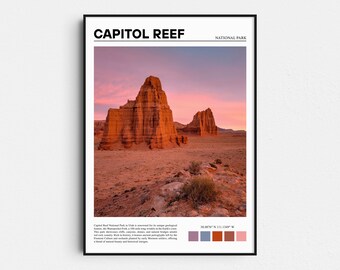 Capitol Reef National Park Poster - Etsy