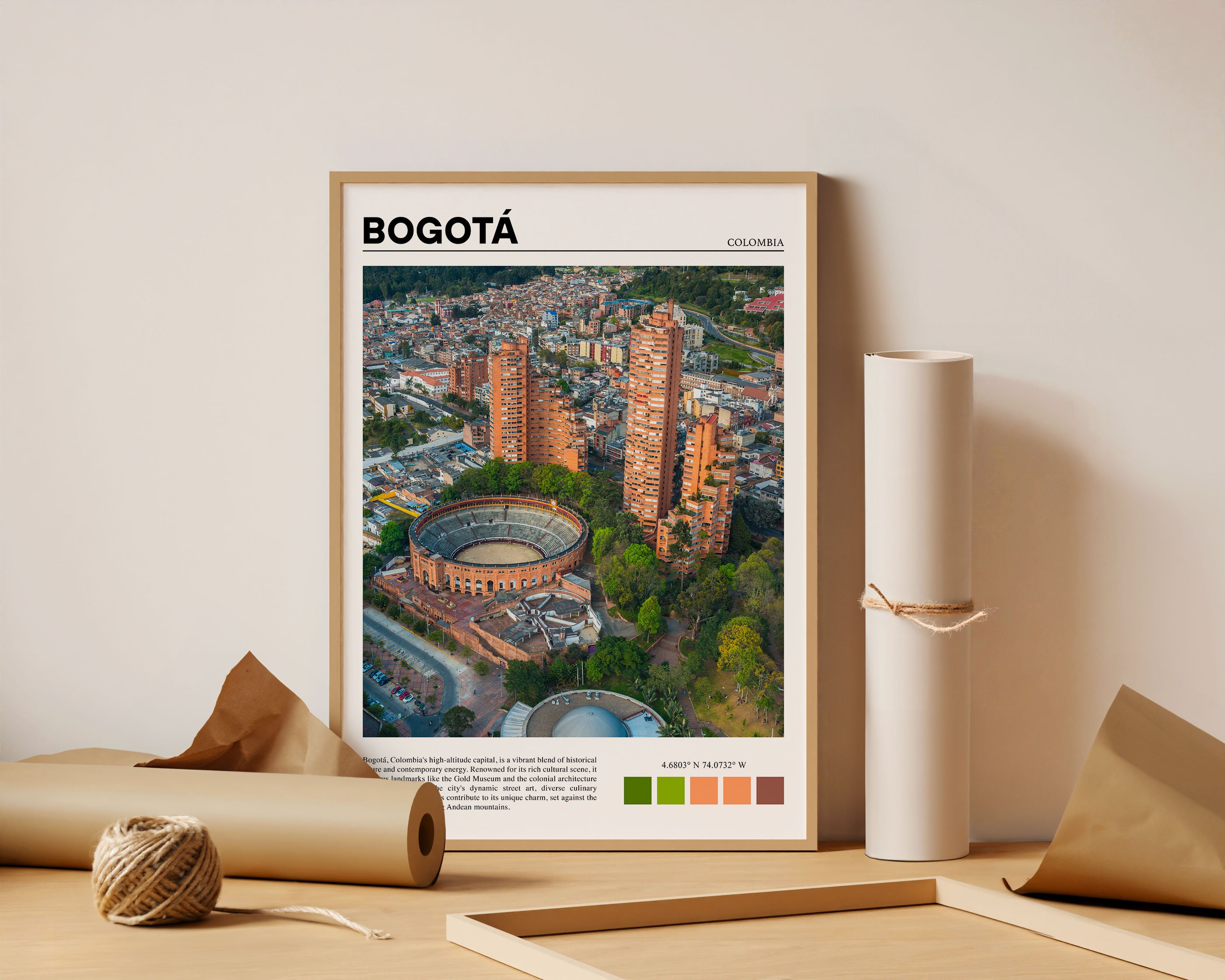 Bogota Print, Bogota Poster, Bogota Wall Art, Bogota Art Print, Bogota ...