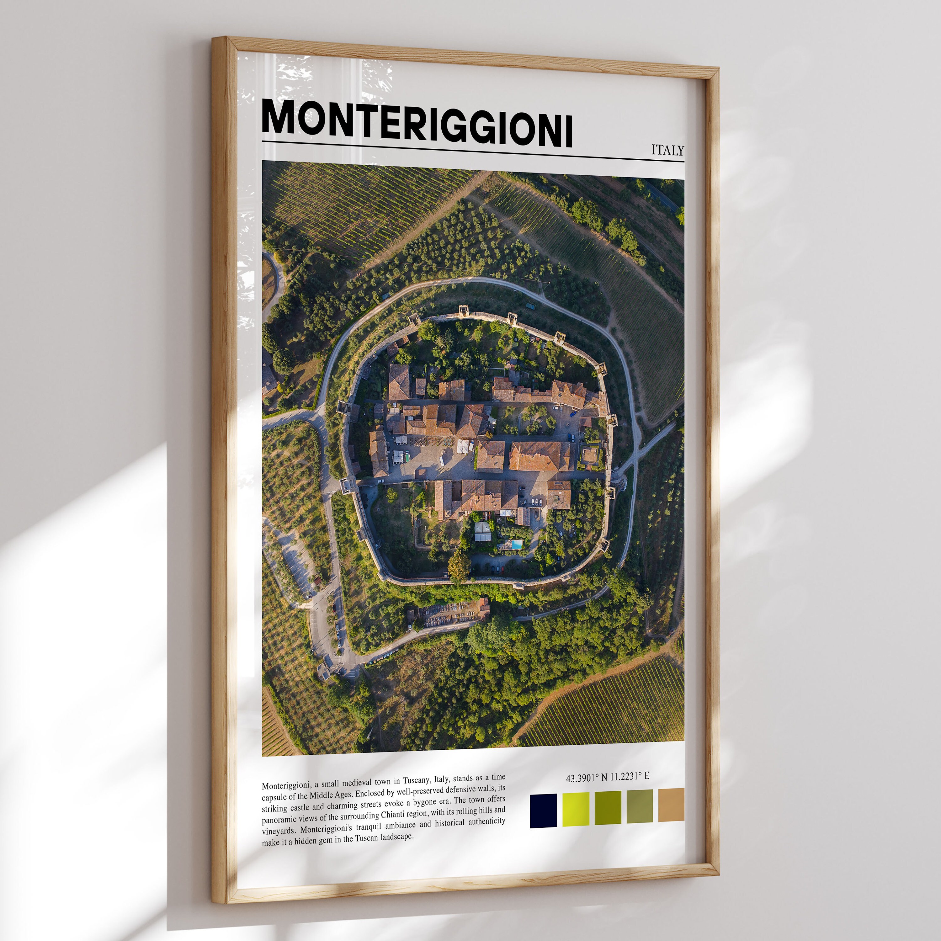 Monteriggioni Print, Monteriggioni Wall Art, Monteriggioni Poster ...