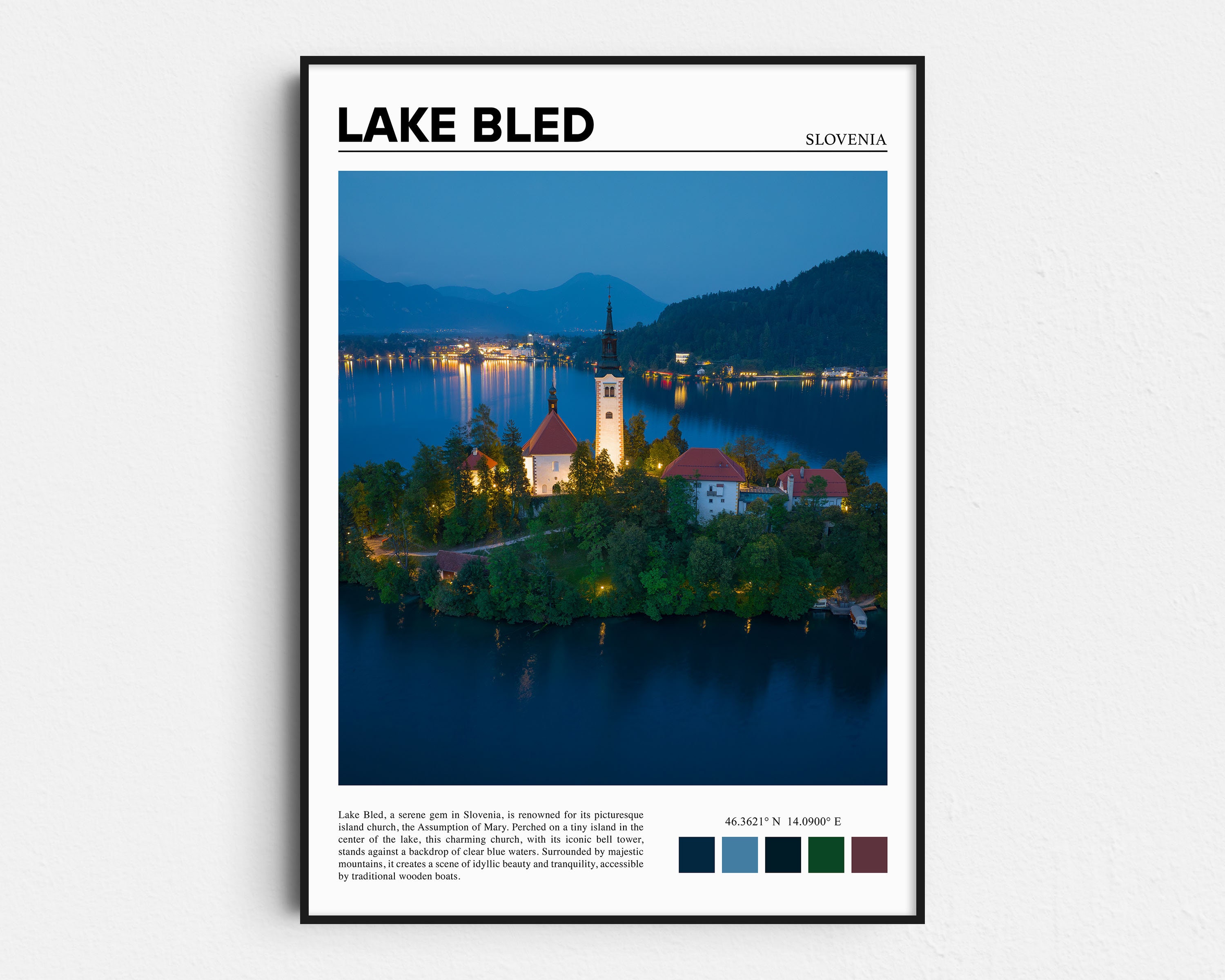 Lake Bled Print, Lake Bled Art, Lake Bled Poster, Lake Bled Photo, Lake ...