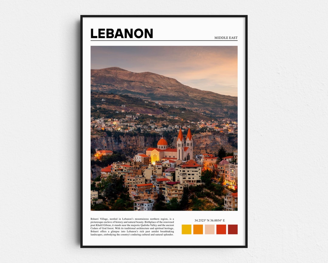 Lebanon Print, Lebanon Wall Art, Lebanon Poster, Lebanon Photo, Lebanon ...
