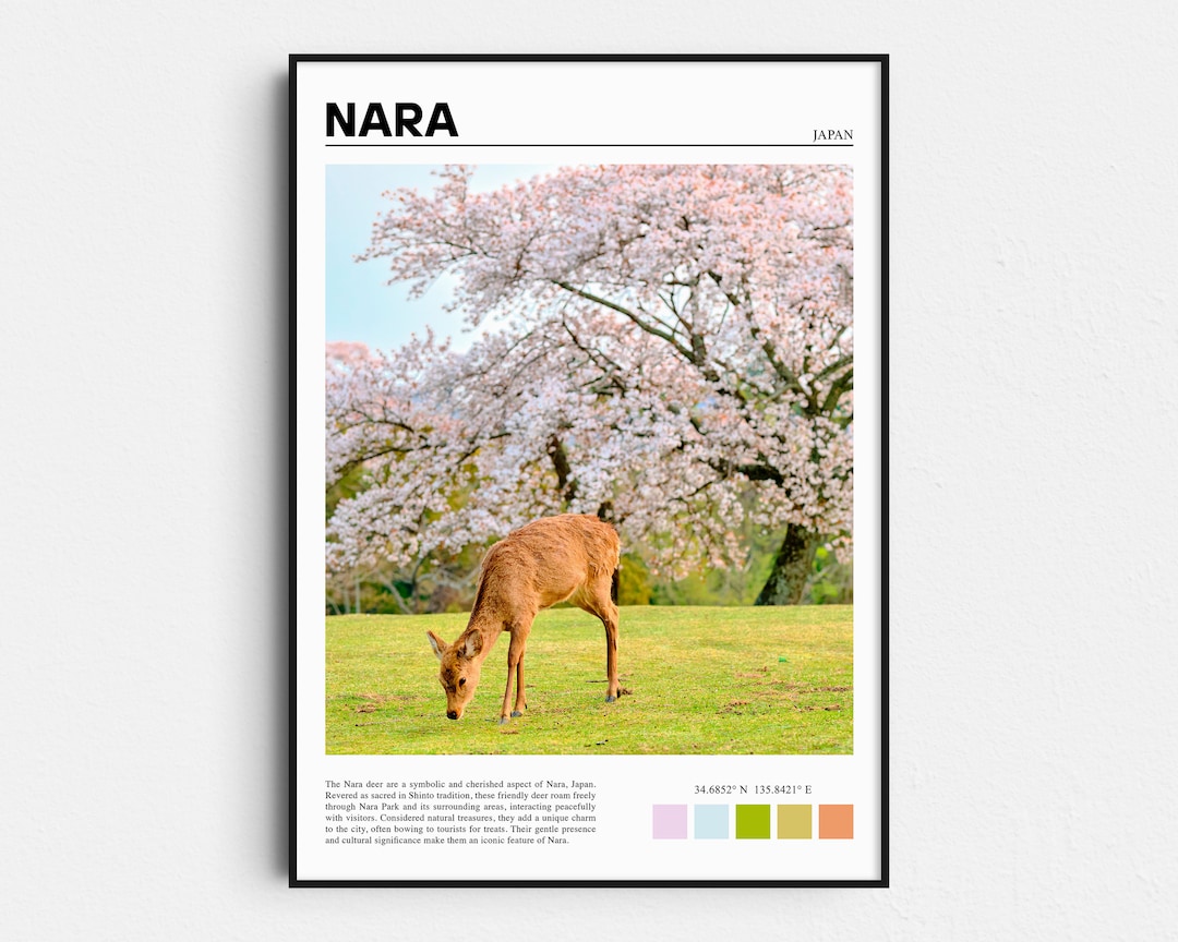 Nara Print, Nara Poster, Nara Wall Art, Nara Art Print, Nara Photo ...