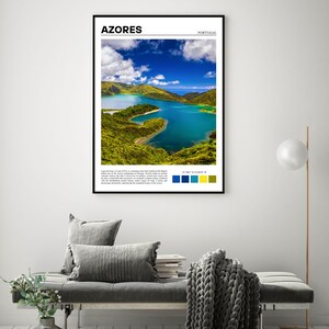 Azores Print, Sao Miguel Island, Azores Art, Azores Poster, Azores ...