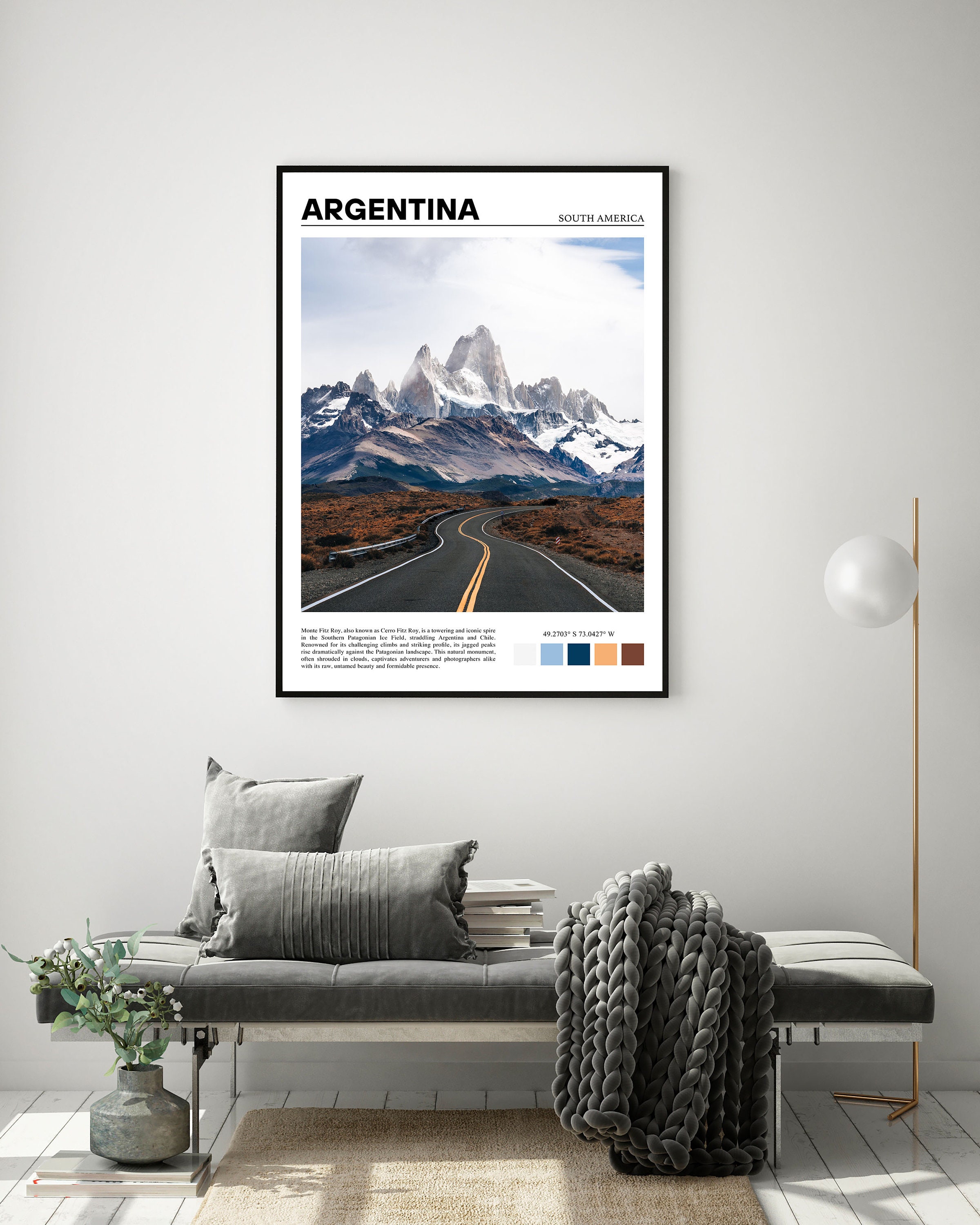 Argentina Print, Argentina Wall Art, Patagonia, Argentina Poster ...