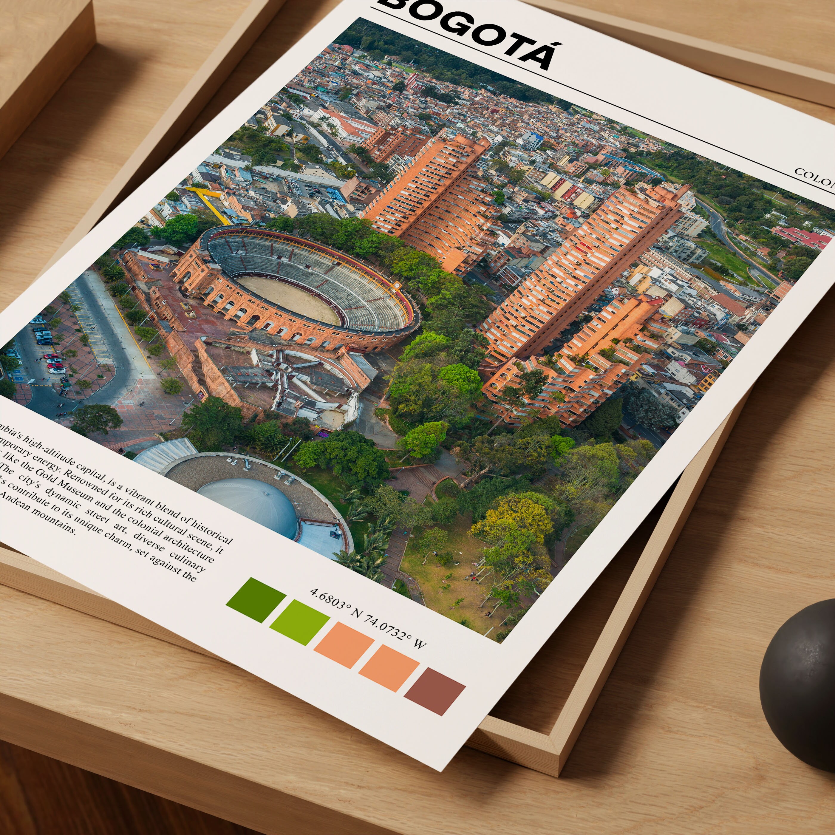Bogota Print, Bogota Poster, Bogota Wall Art, Bogota Art Print, Bogota ...