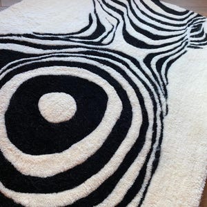 Monochromatic Women's Body Tufted Rug - Etsy