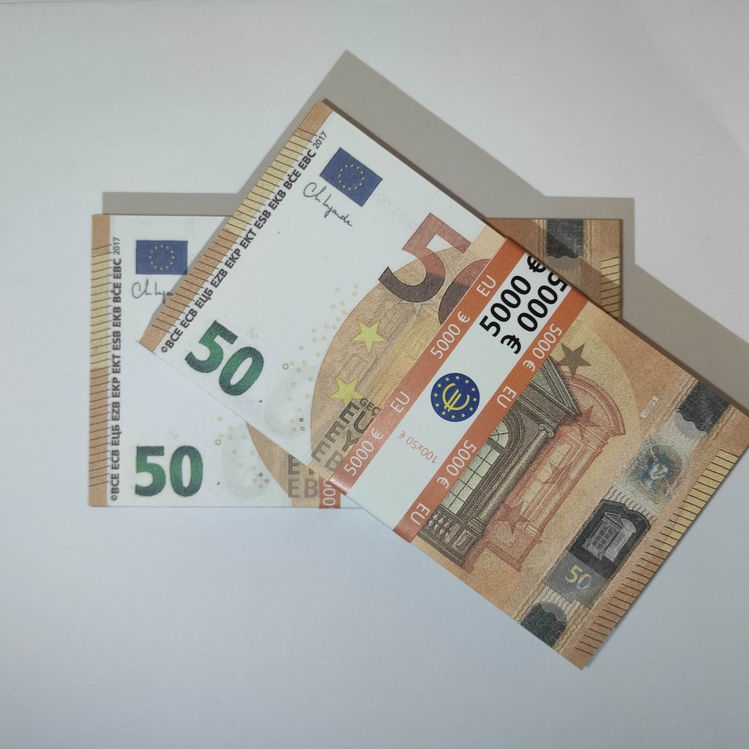 Realistic Prop Money Set for Videos Education Dummy Movie Cash Enhance ...